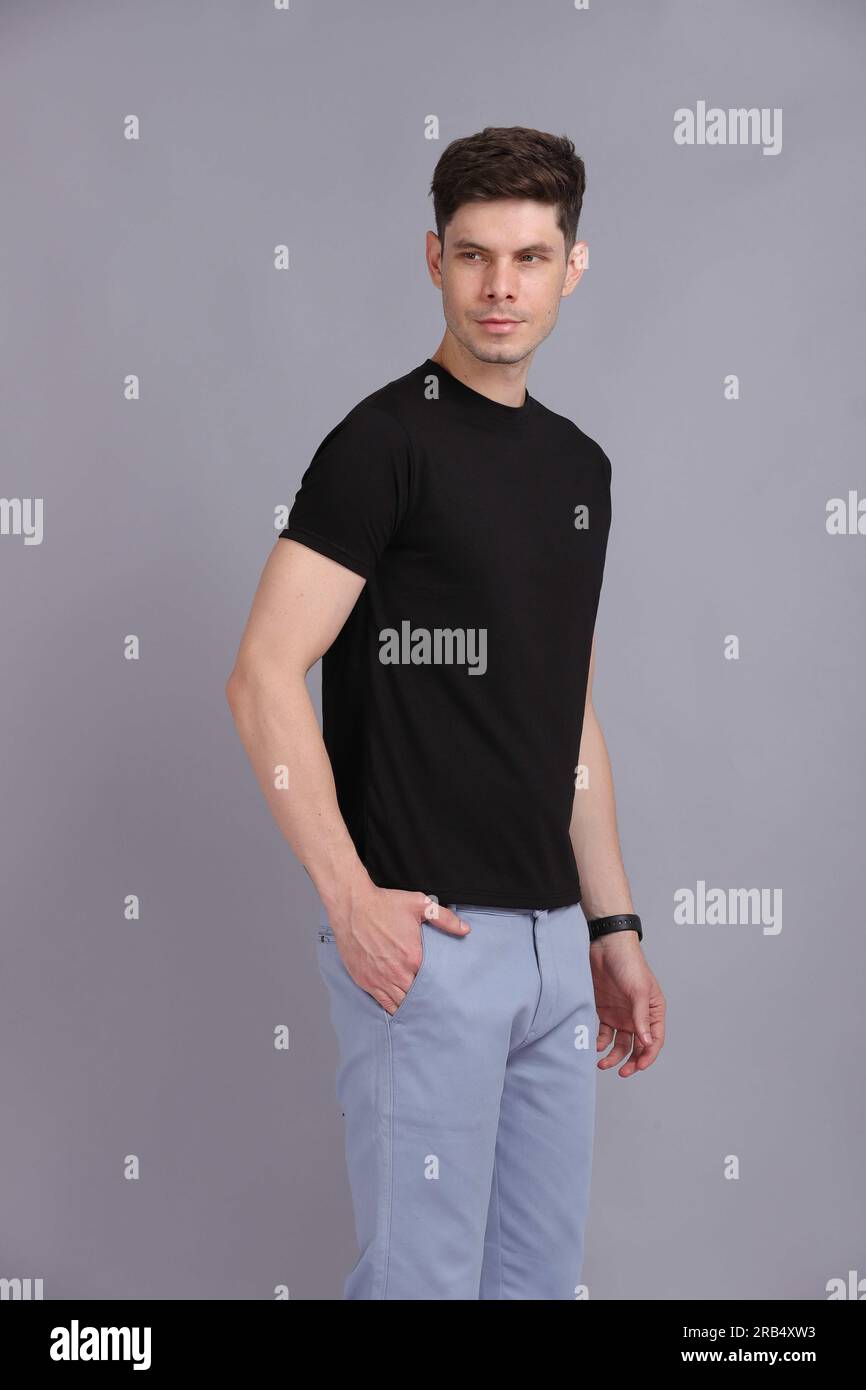 Male model displaying custom fashion hi-res stock photography and ...