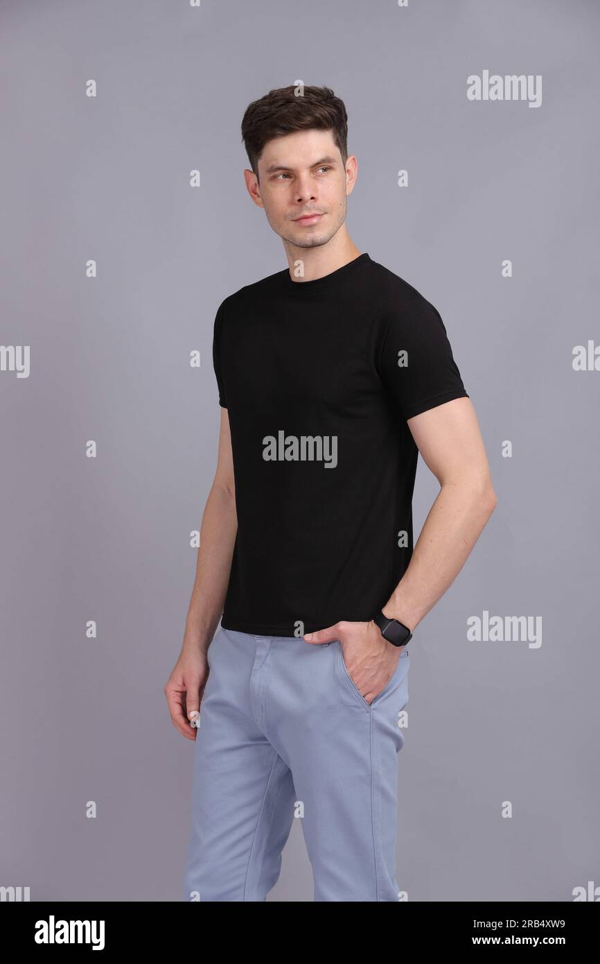 Male model displaying custom fashion hi-res stock photography and ...