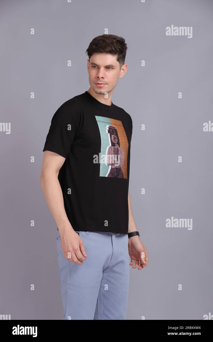 Stylish male model wearing custom design hi-res stock photography and ...
