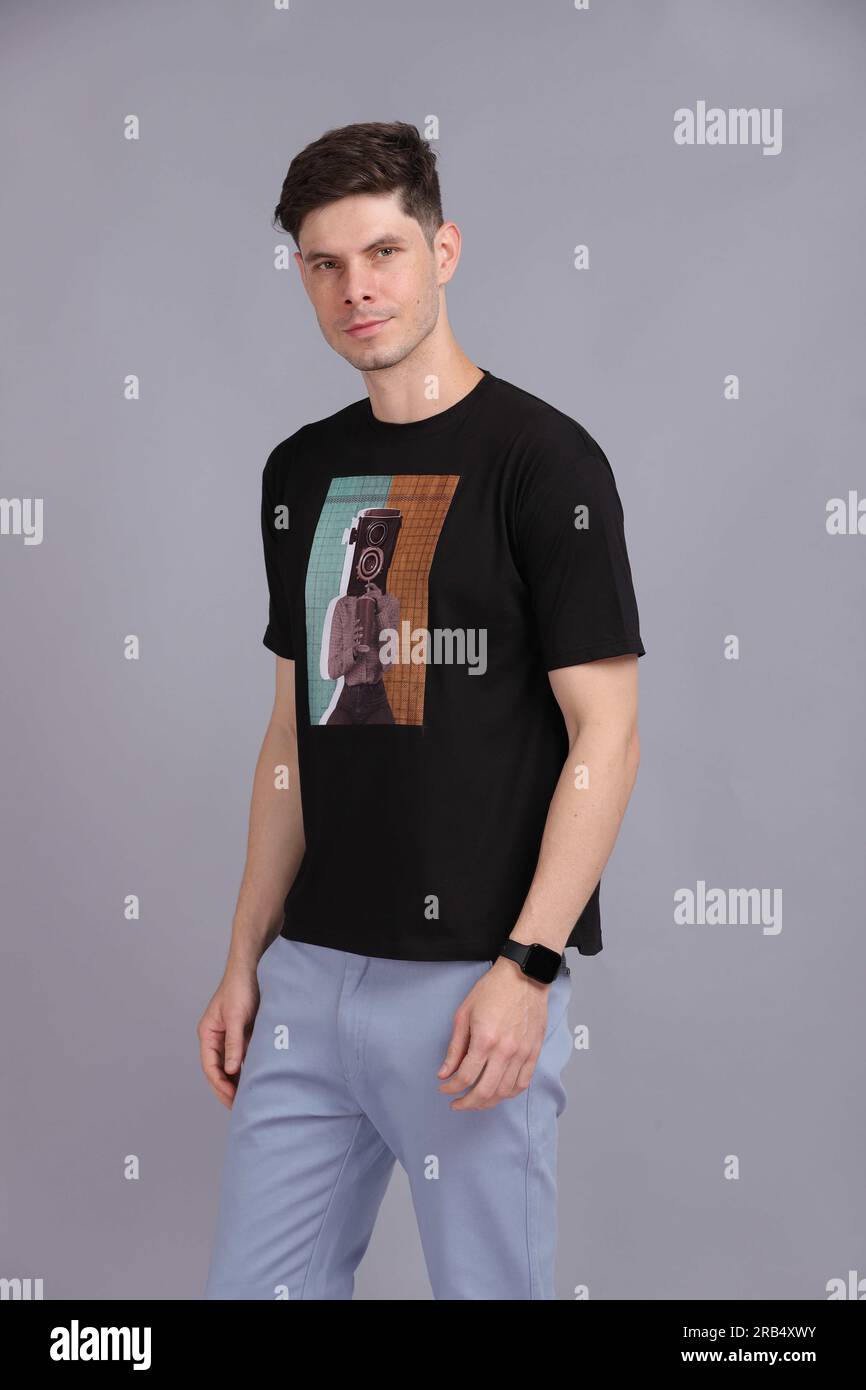 Male model displaying custom fashion hi-res stock photography and ...