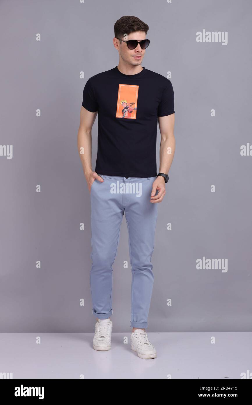 Male model displaying custom fashion hi-res stock photography and ...