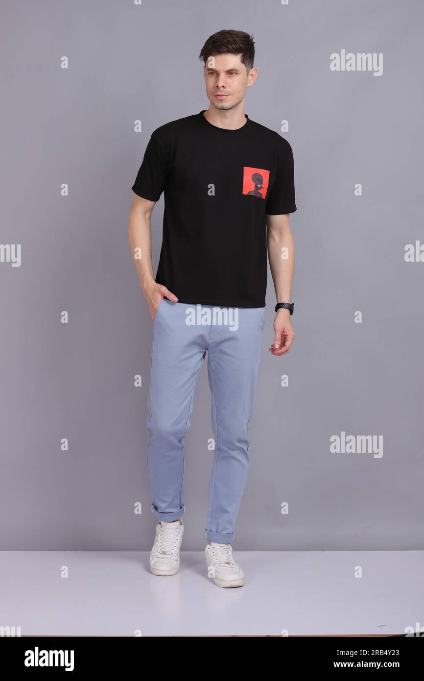 Male model displaying custom fashion hi-res stock photography and ...