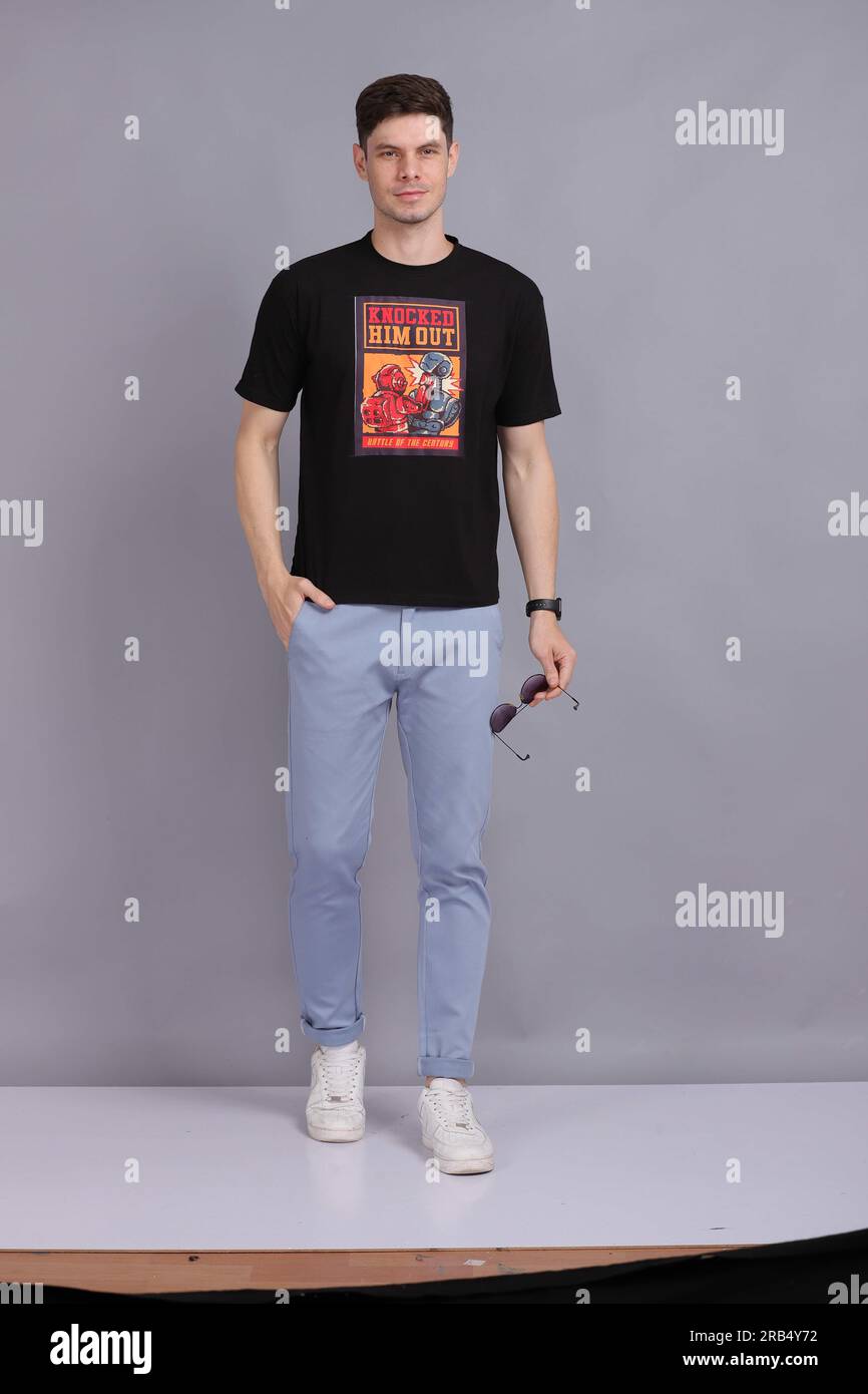 Male model displaying custom fashion hi-res stock photography and ...