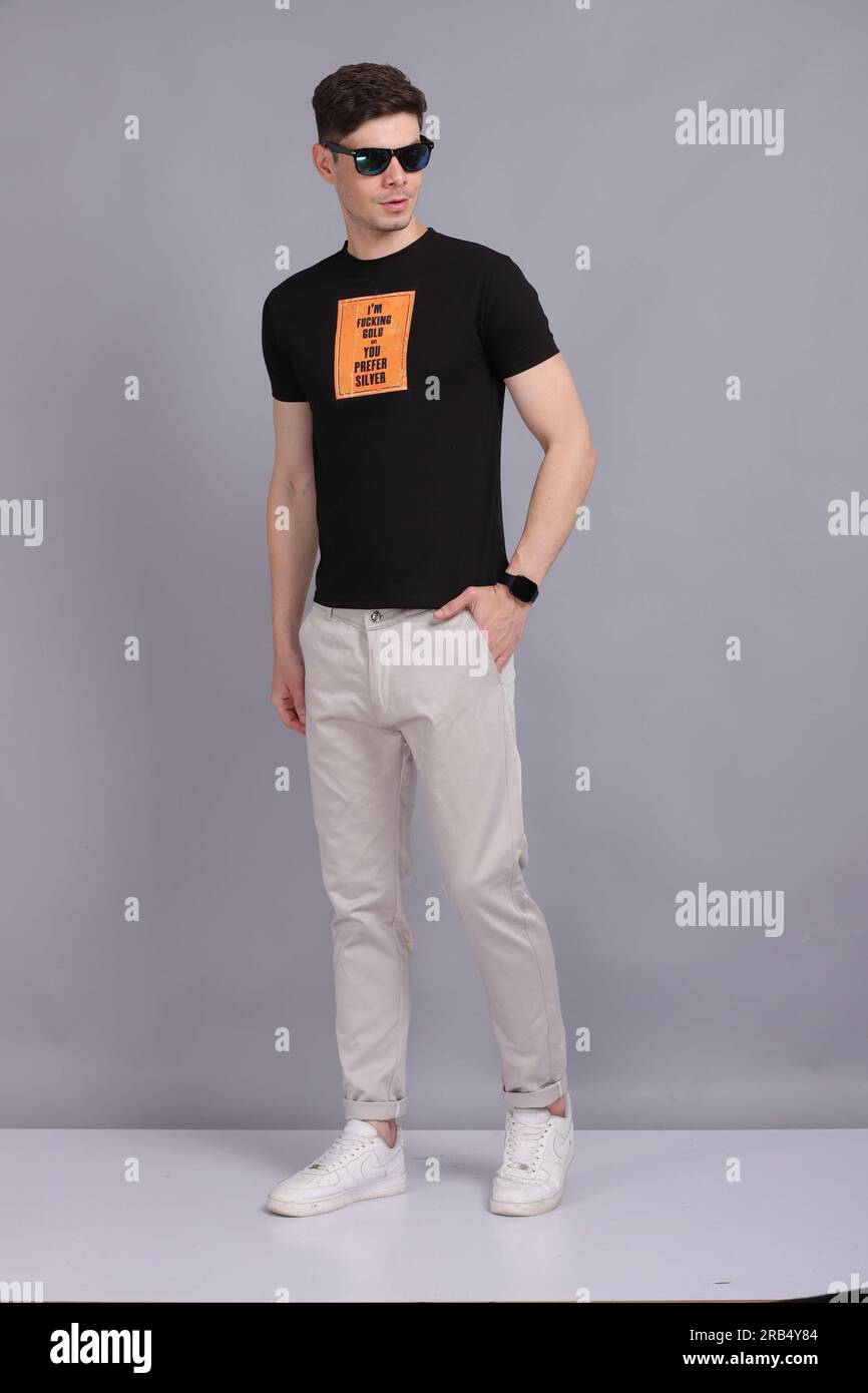 Male model displaying custom fashion hi-res stock photography and ...