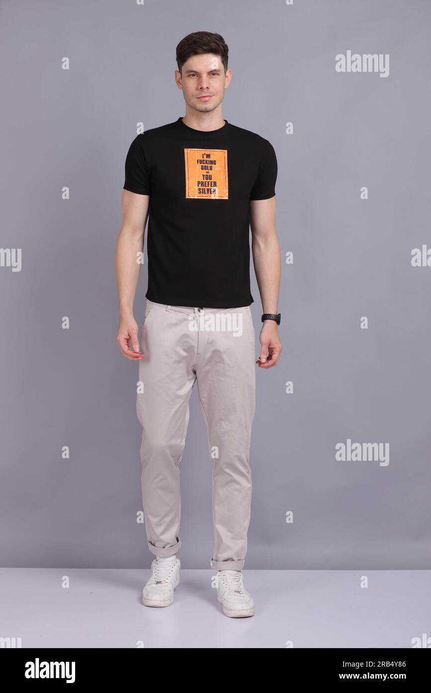 Male model displaying custom fashion hi-res stock photography and ...