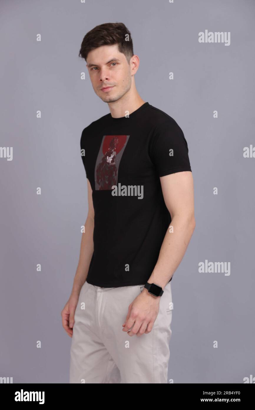 Male model displaying custom fashion hi-res stock photography and ...