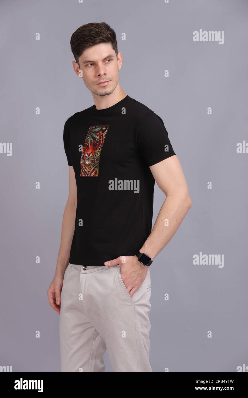 Male model displaying custom fashion hi-res stock photography and ...