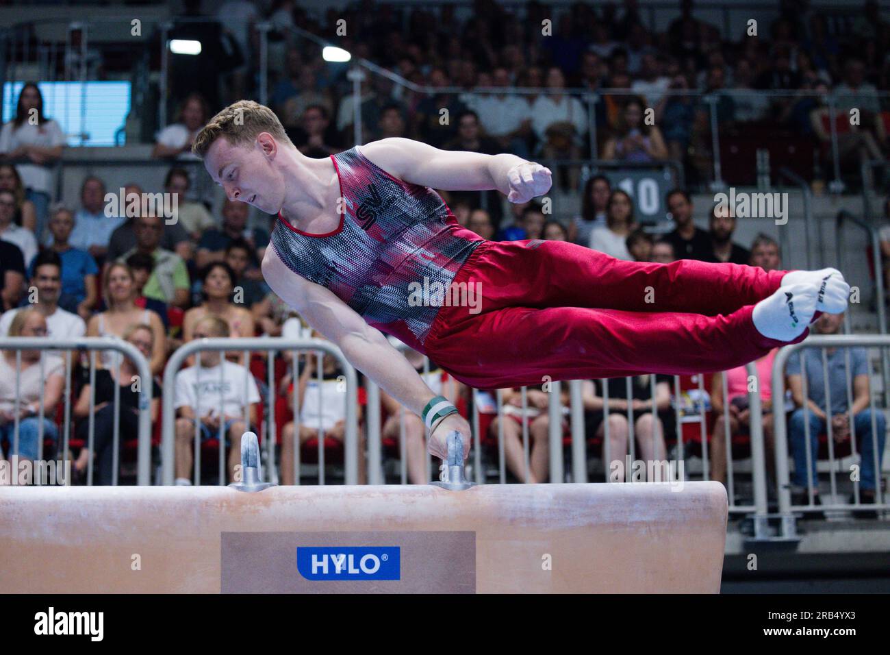 Duesseldorf, Germany. 07th July, 2023. Gymnastics: apparatus gymnastics, PSD Bank Dome, German ...