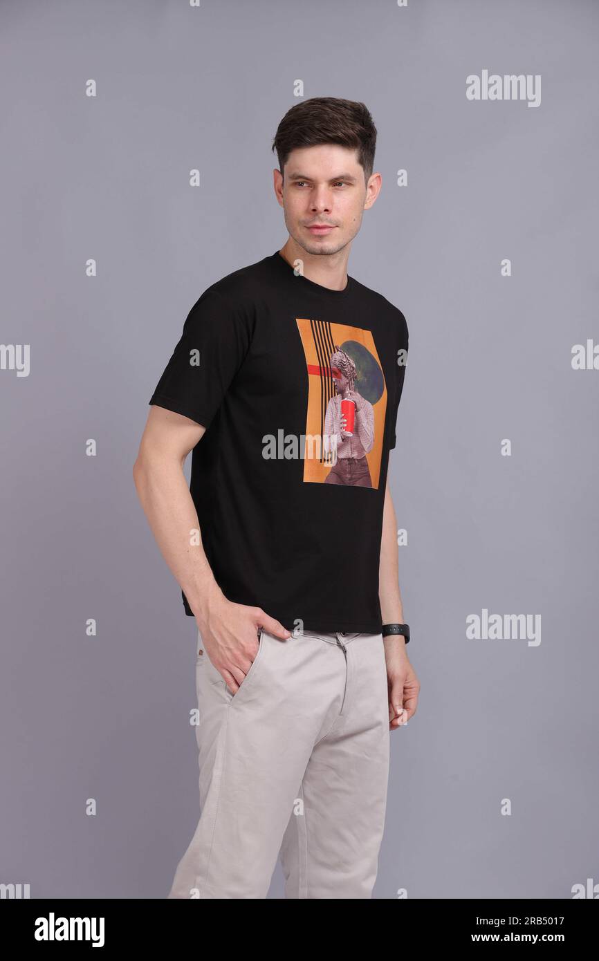 Male model displaying custom fashion hi-res stock photography and ...