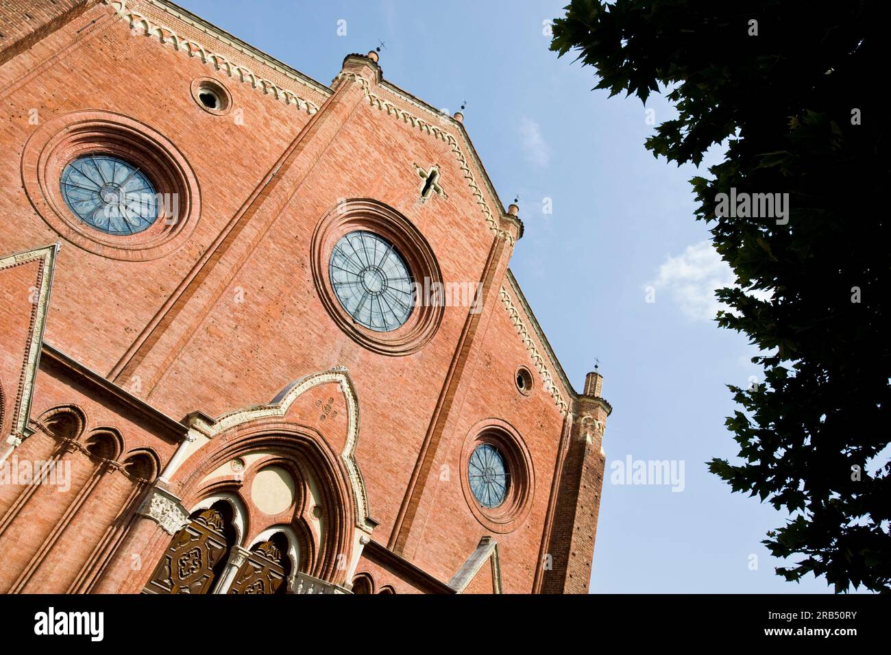 Santa maria assunta and san gottardo cathedral. Asti. Piedmont. Italy ...