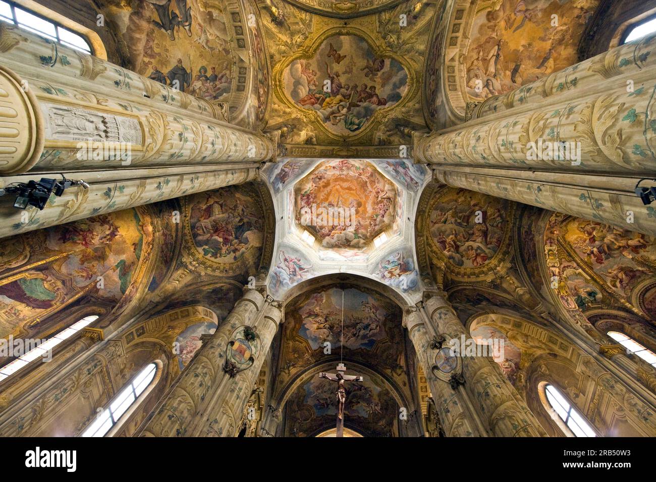 Santa maria assunta and san gottardo cathedral. Asti. Piedmont. Italy ...