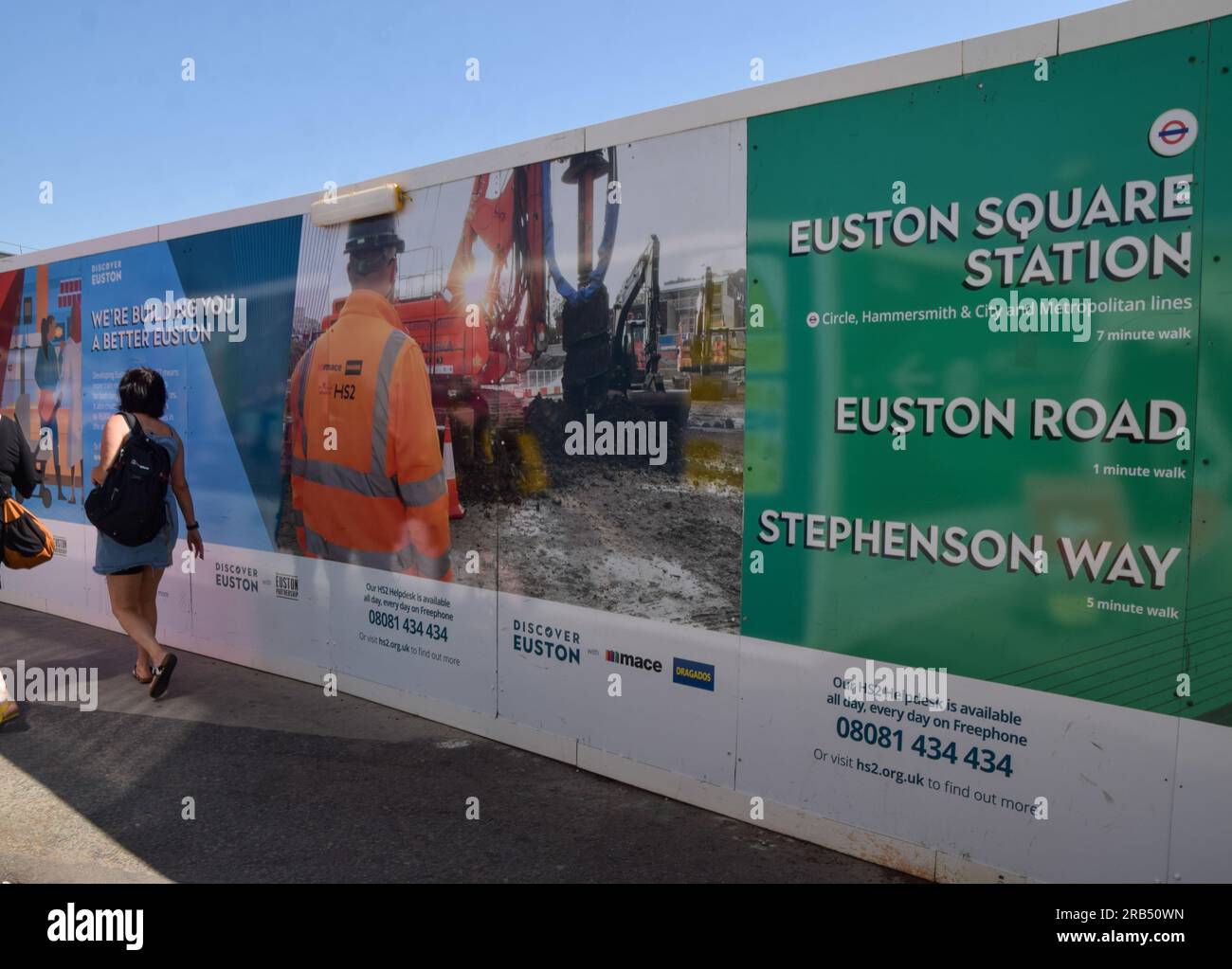 Construction site hs2 high hi-res stock photography and images - Alamy
