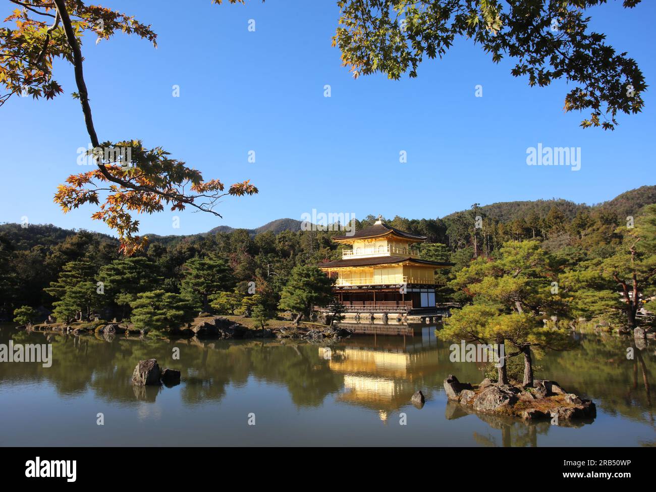 The Golden Pavilion, Japan Stock Photo - Alamy