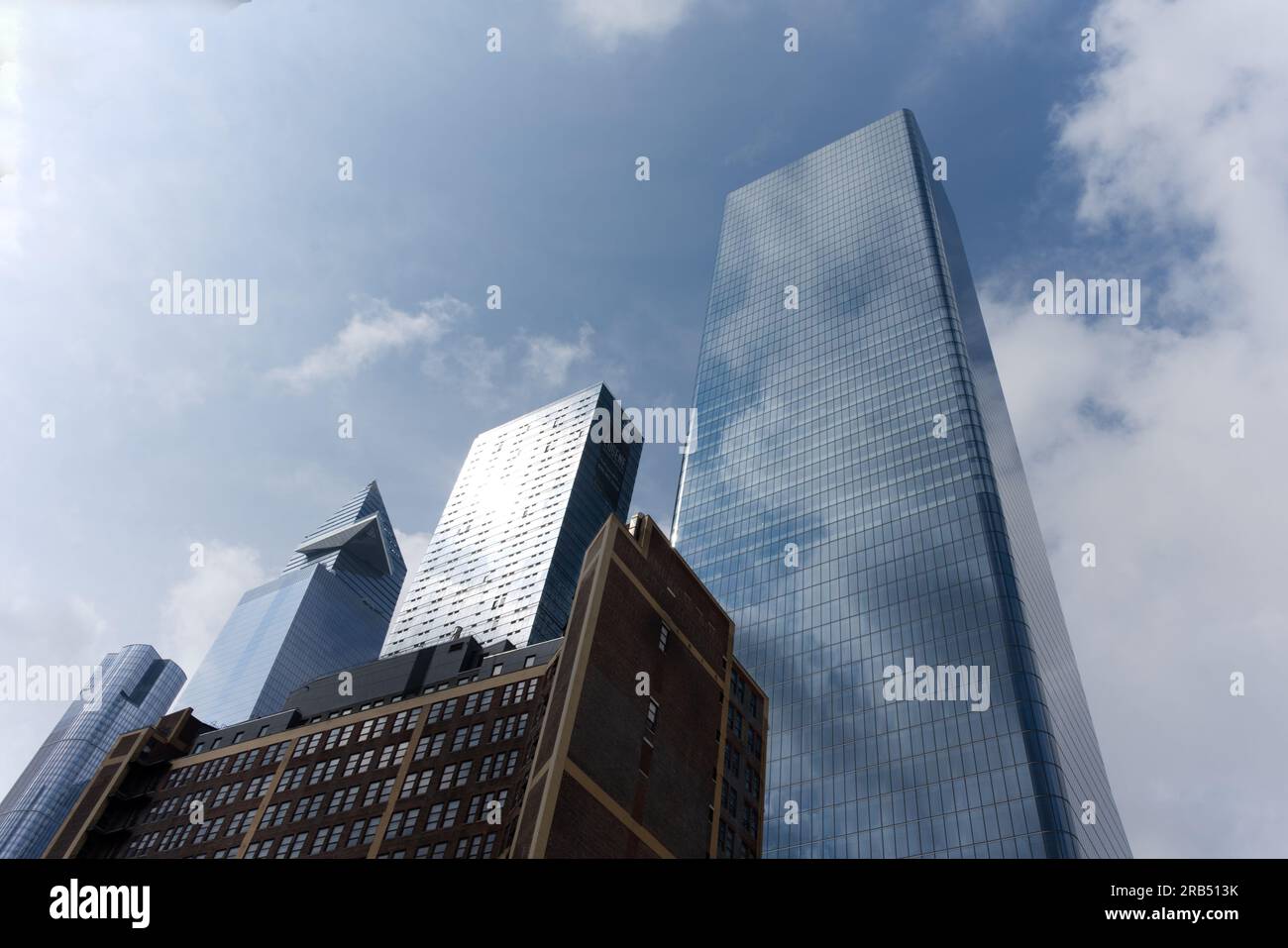 New York City Skyscrapers and Sky Reflections Stock Photo - Alamy
