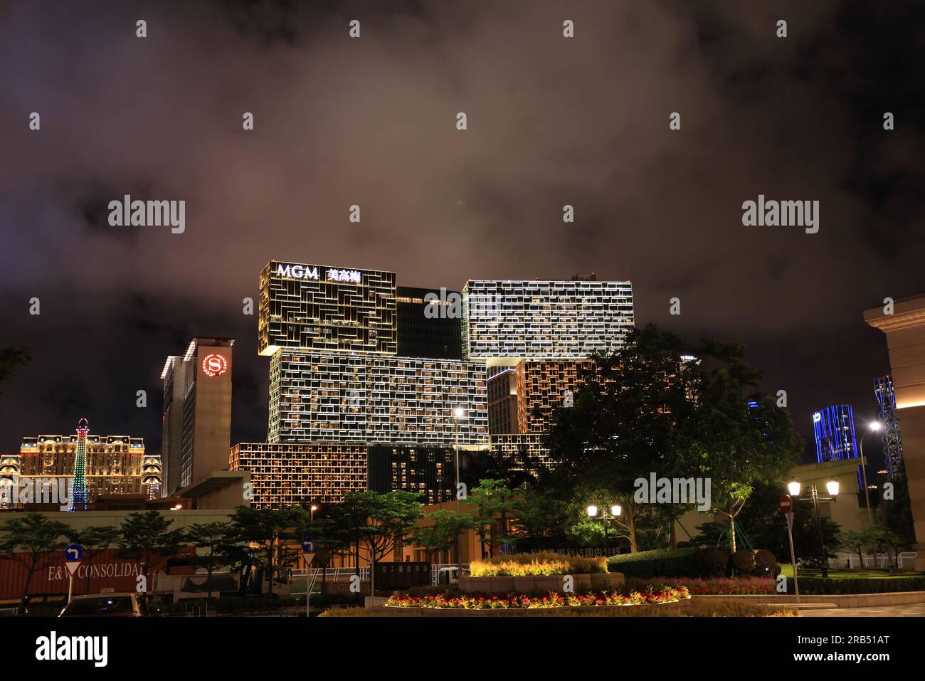Exterior night macau hi-res stock photography and images - Alamy