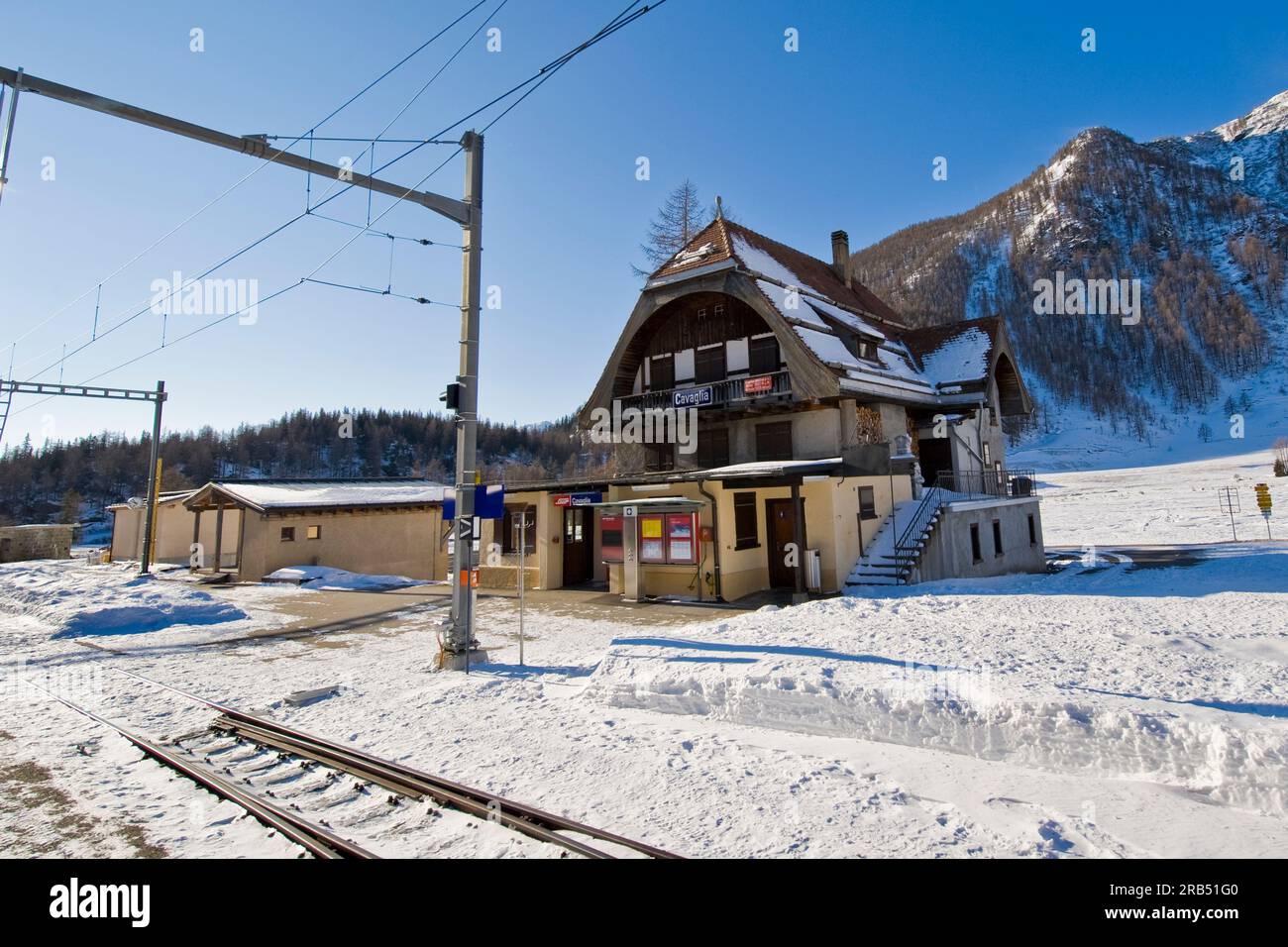 Bernina express. Switzerland Stock Photo - Alamy