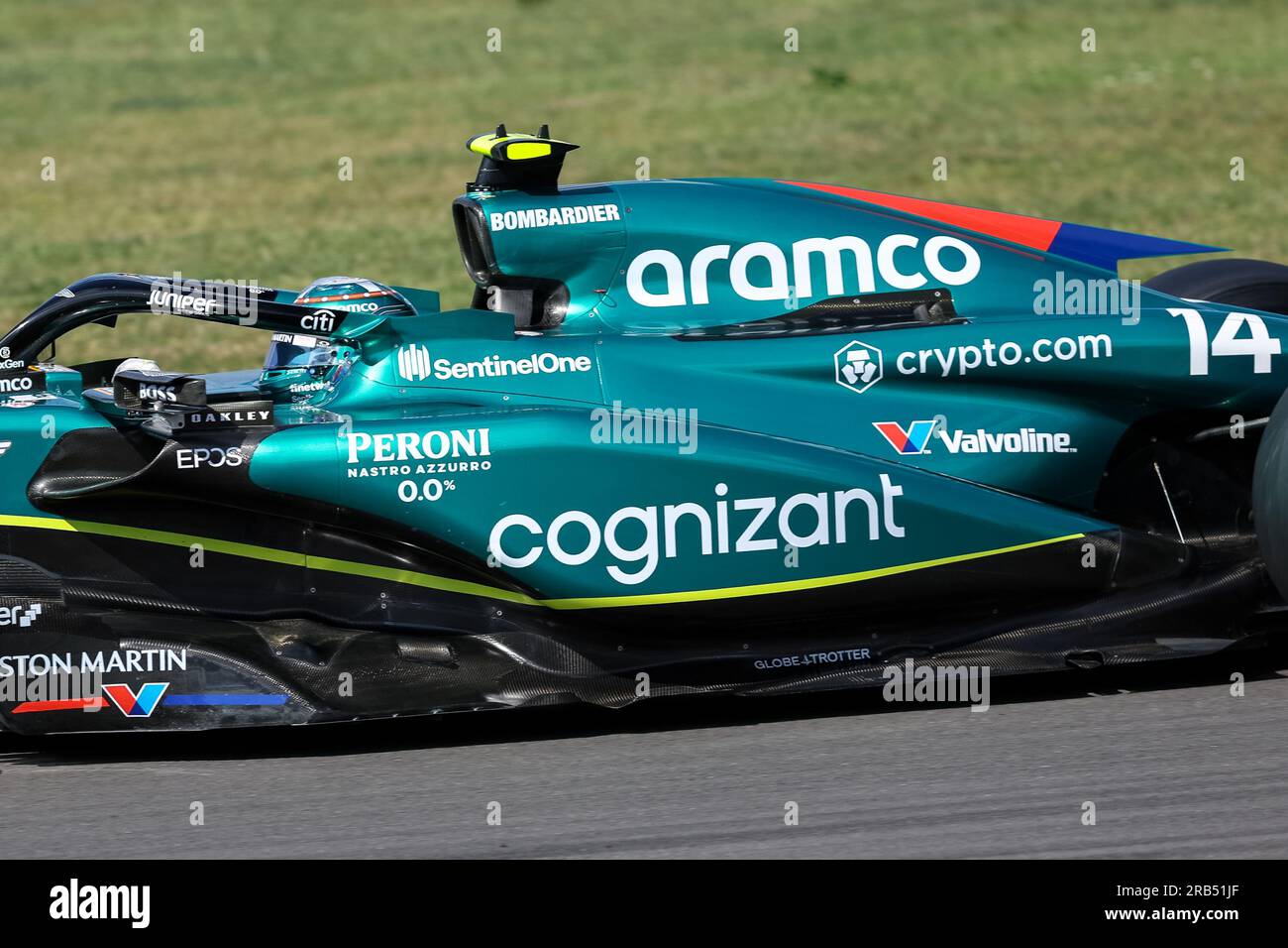Fernando Alonso takes part in the the Formula 1 practice 2 (2nd ...