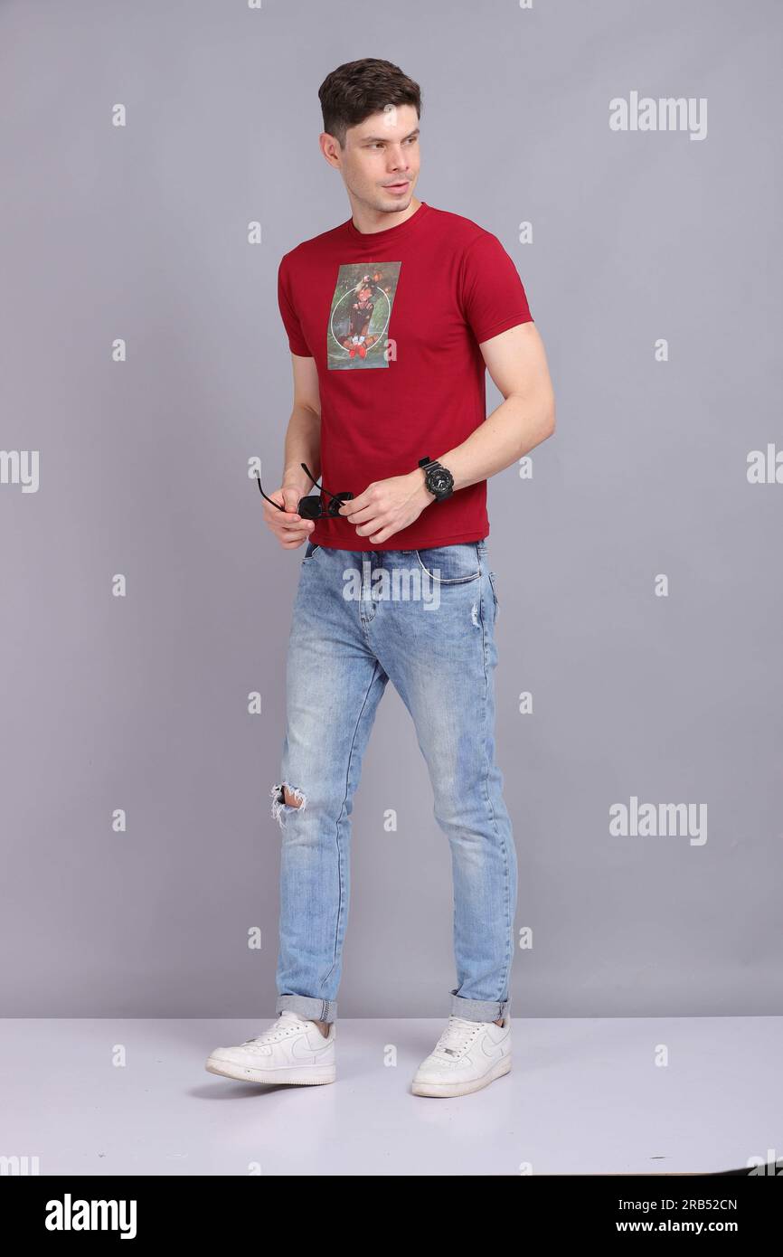 Male model photoshoot hi-res stock photography and images - Alamy