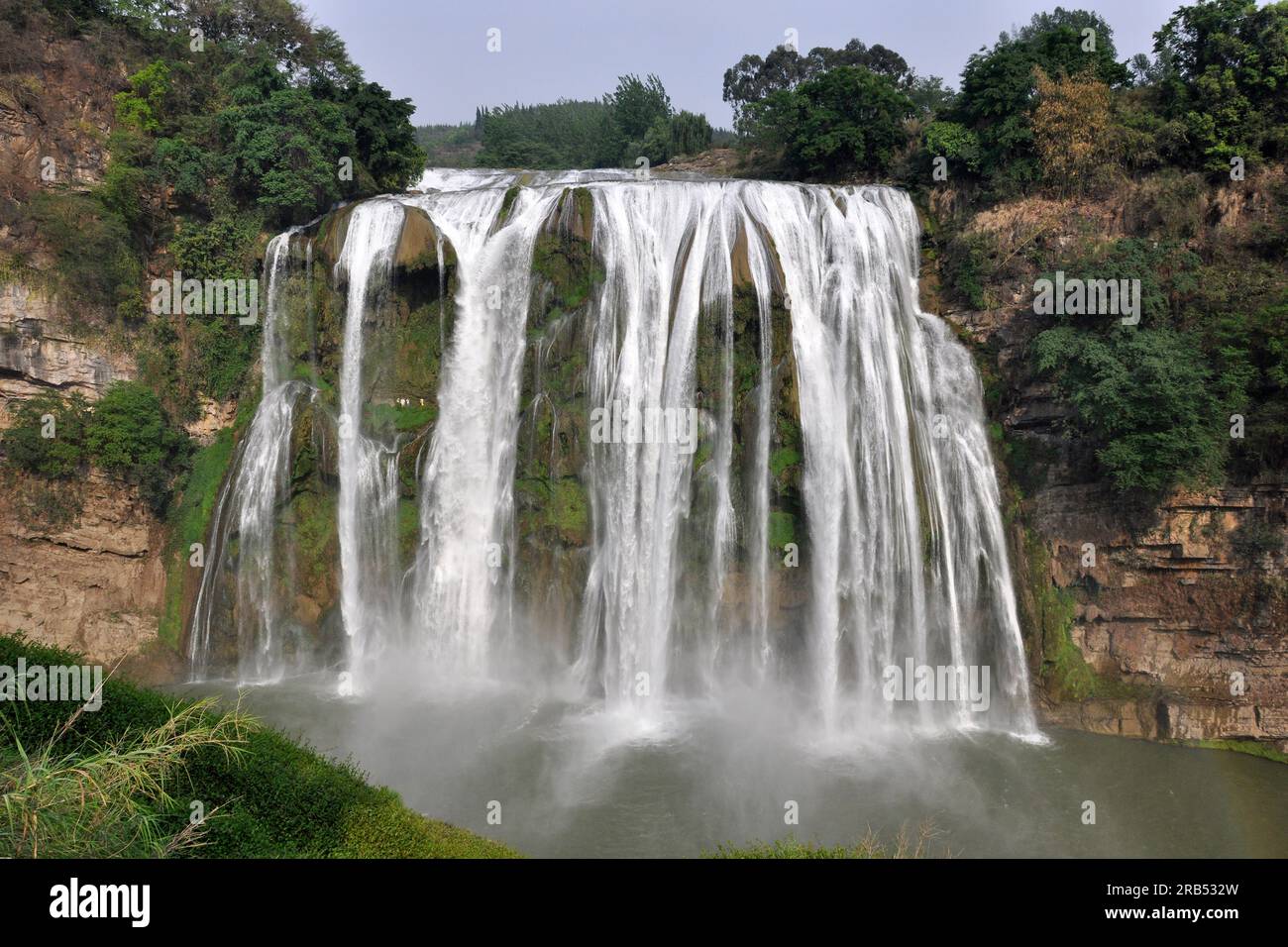 China. Guizhou province. Huangguoshu waterfall Stock Photo - Alamy