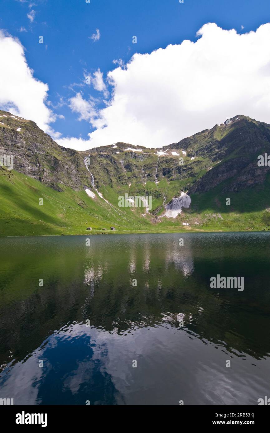 Cadagno lake. quinto. canton ticino. Switzerland Stock Photo - Alamy