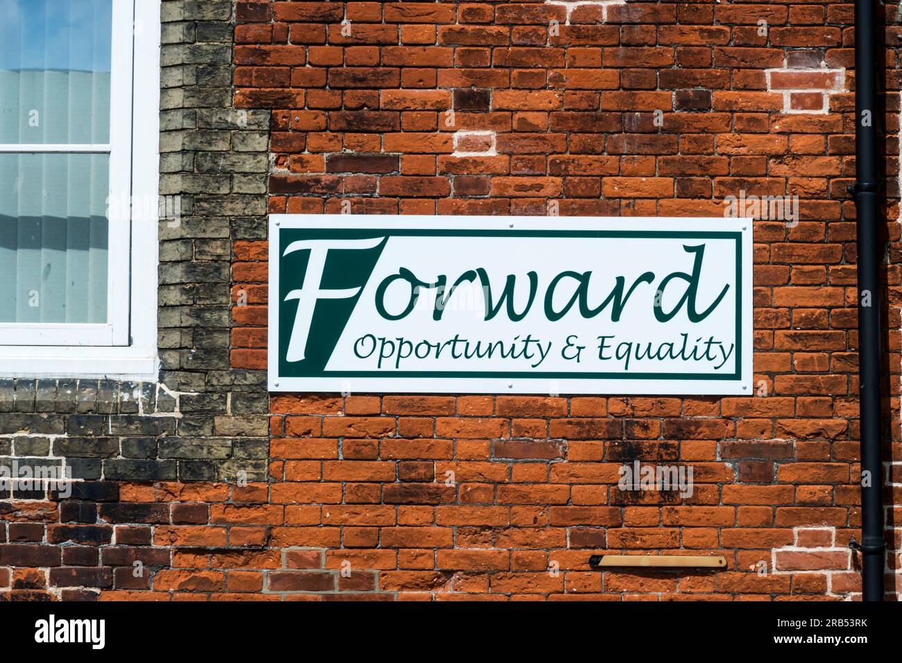 Sign for Forward King's Lynn, a charity for people with autism ...