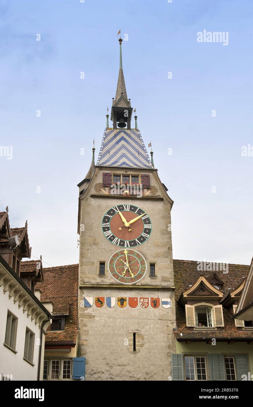 Zyt tower. zug. Switzerland Stock Photo - Alamy