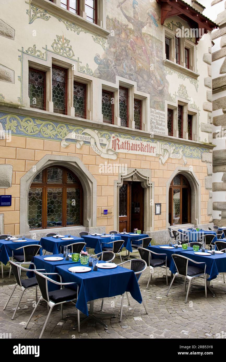 Traditional restaurant. zug. Switzerland Stock Photo - Alamy