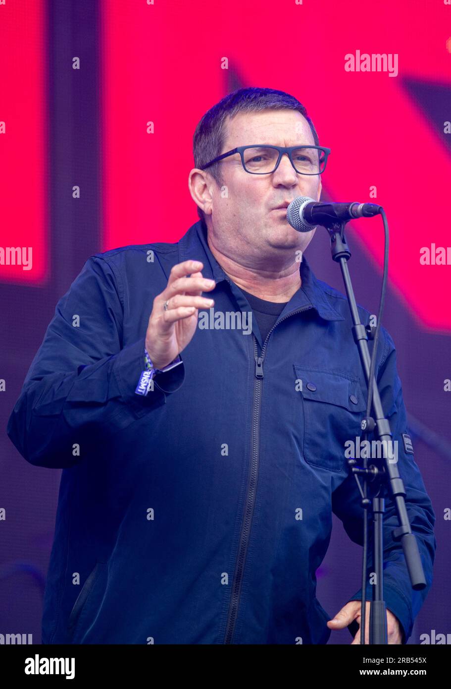 Paul Heaton performing on the main stage at the TRNSMT Festival at ...