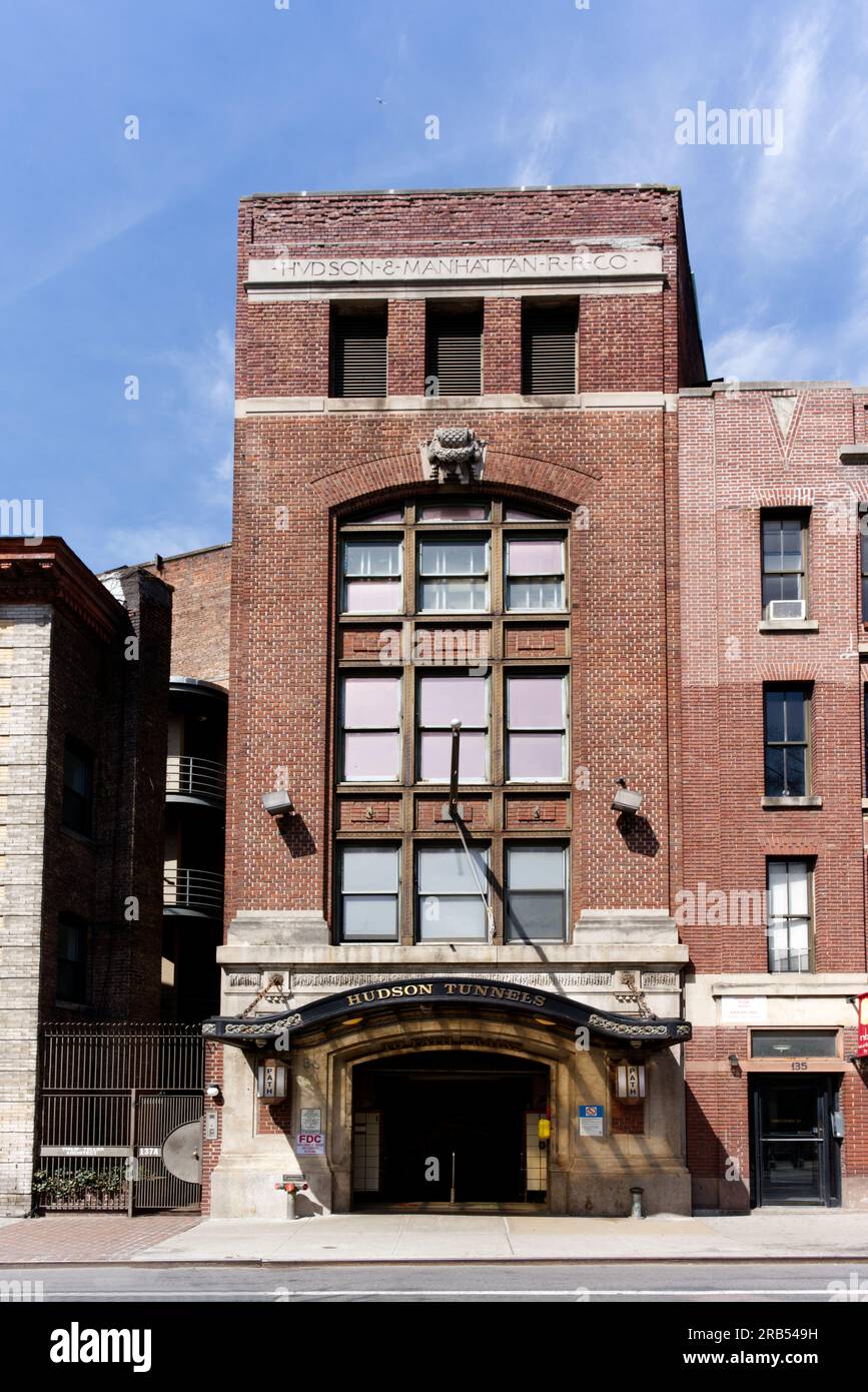 Christopher St PATH subway station Stock Photo - Alamy