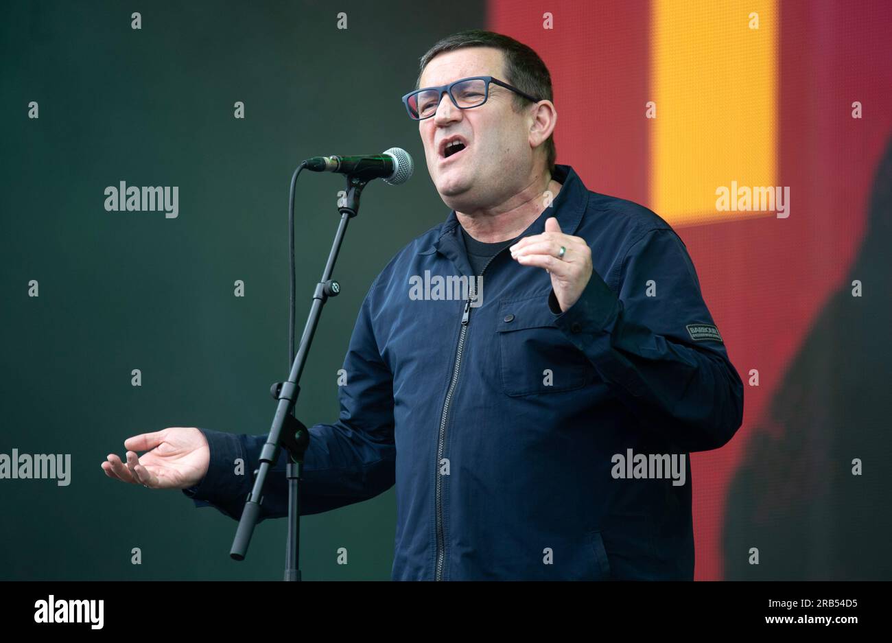 Paul Heaton performing on the main stage at the TRNSMT Festival at ...