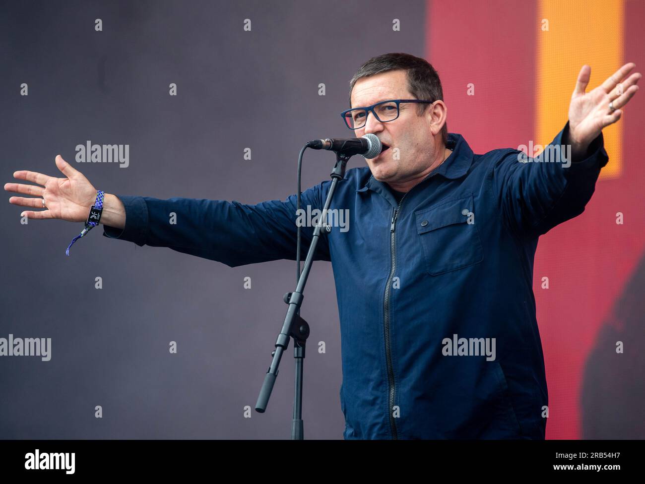 Paul Heaton performing on the main stage at the TRNSMT Festival at ...