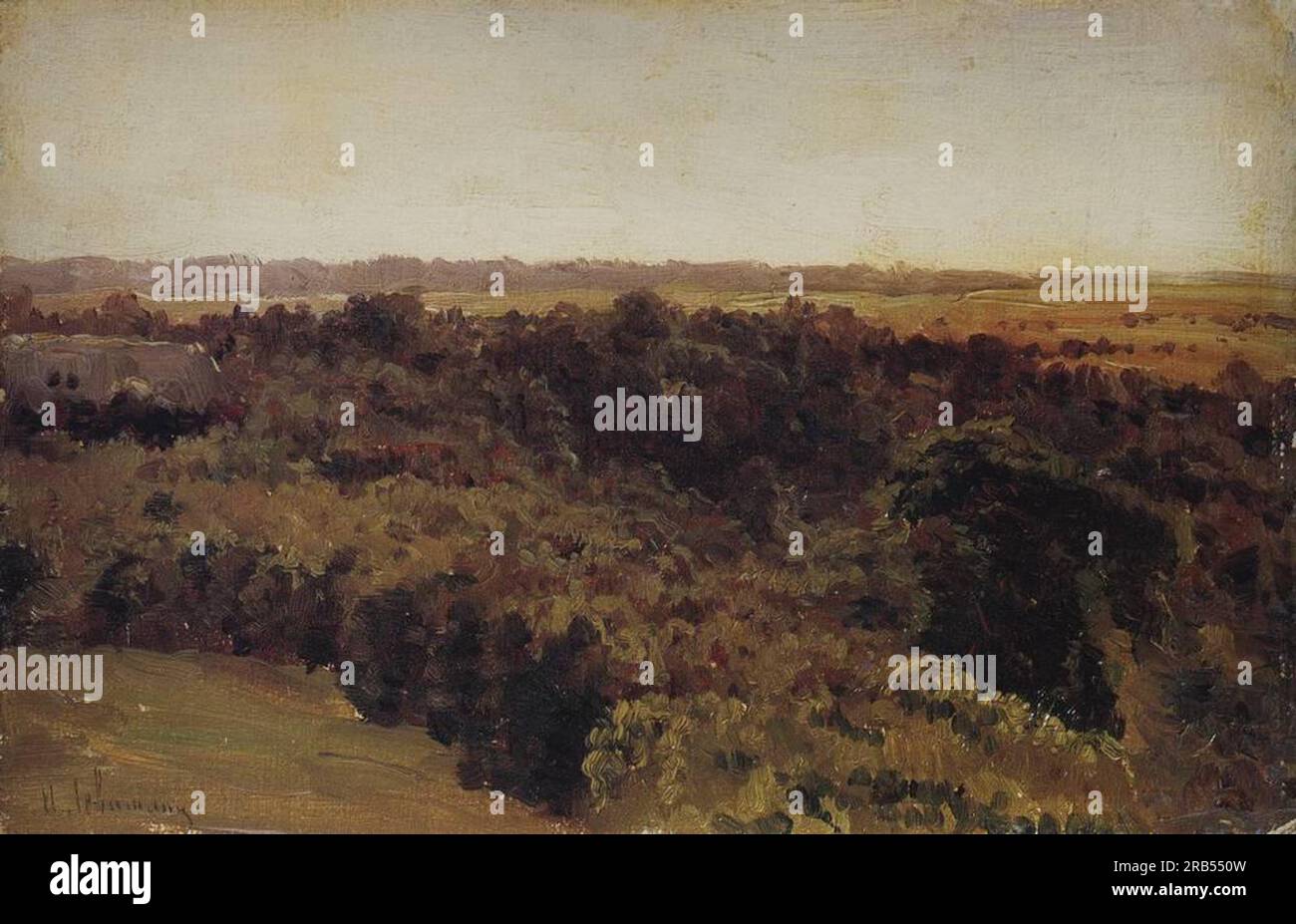 Little forest c.1885; Russian Federation by Isaac Levitan Stock Photo ...