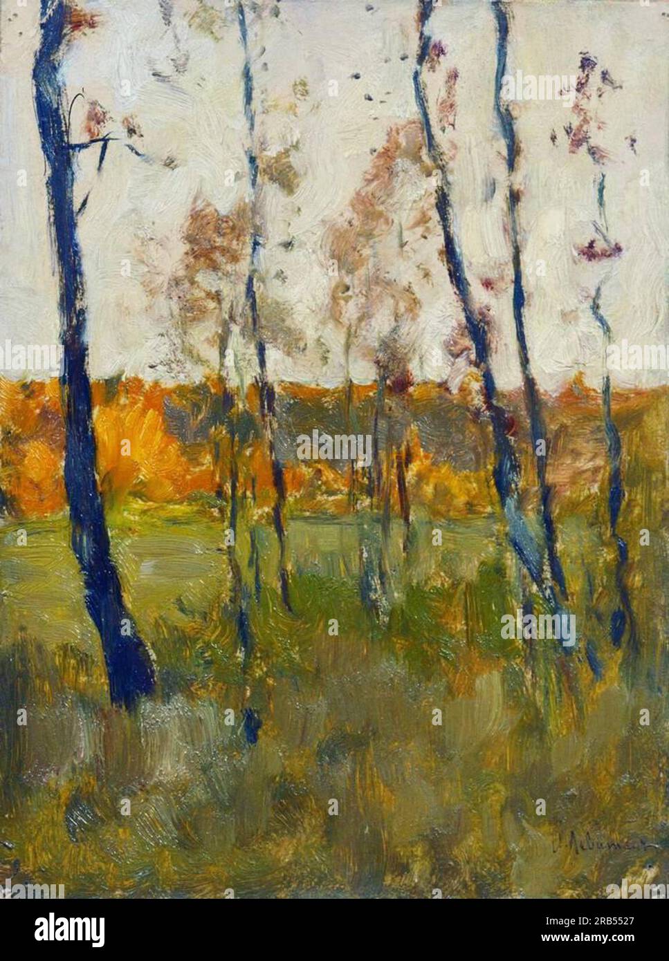 Autumn 1899; Russian Federation by Isaac Levitan Stock Photo - Alamy