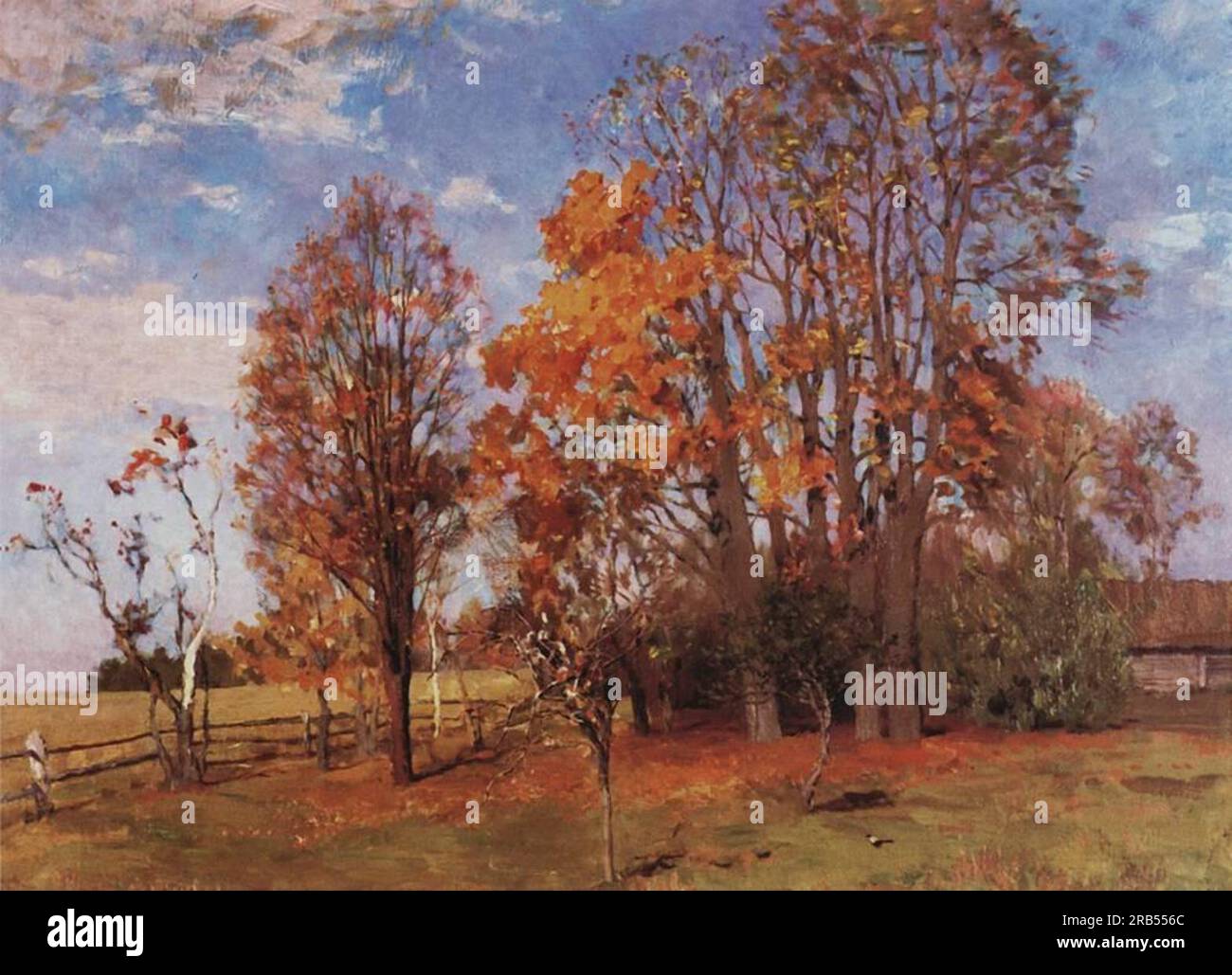 Autumn 1896; Russian Federation by Isaac Levitan Stock Photo - Alamy
