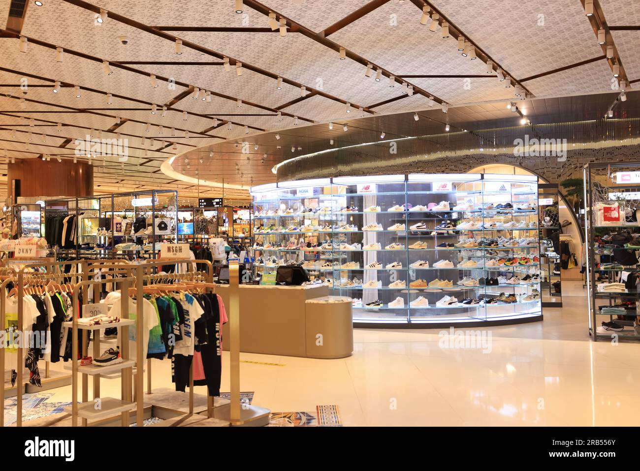 Macau, China July 2 2023: New Yaohan in Grand Lisboa Palace. New Yaohan ...