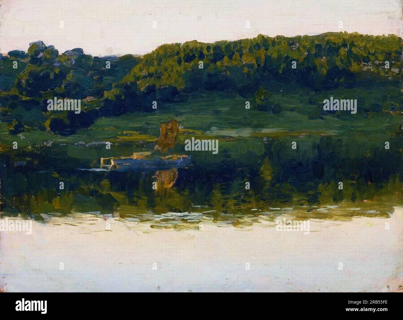 At Volga. 1888; Russian Federation by Isaac Levitan Stock Photo - Alamy