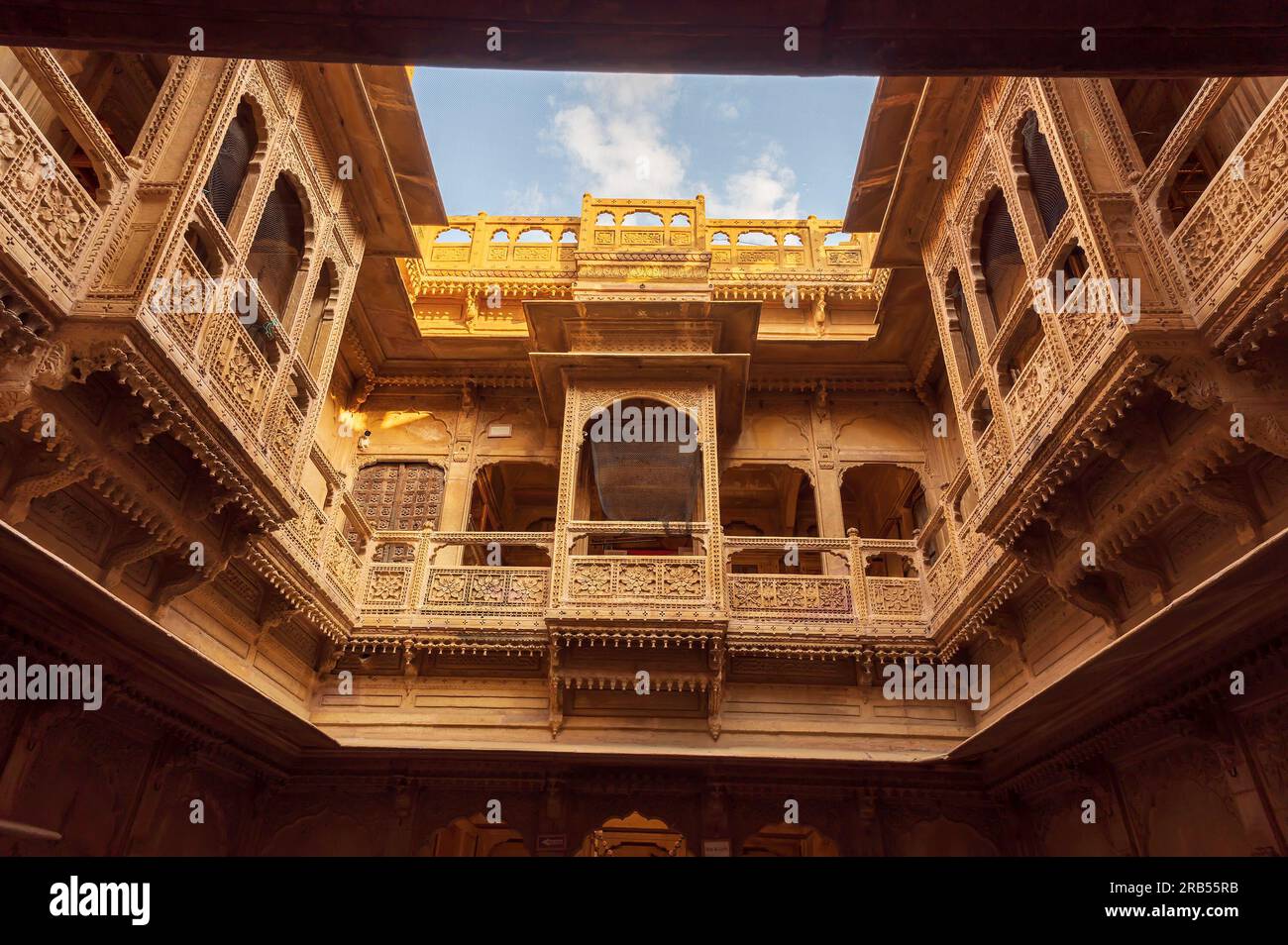 Jaisalmer, Rajasthan, India - 16 th October 2019 : Patwon Ki Haveli ...