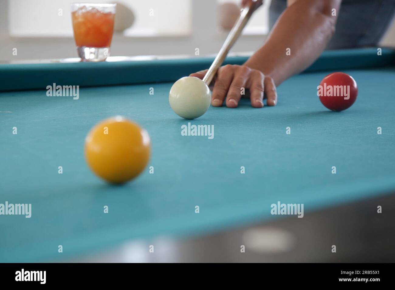 Pool balls stick hi-res stock photography and images - Alamy