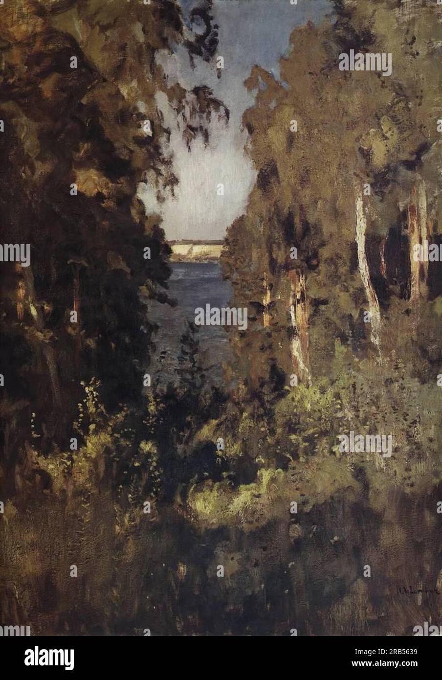 The Gully 1898; Russian Federation by Isaac Levitan Stock Photo - Alamy