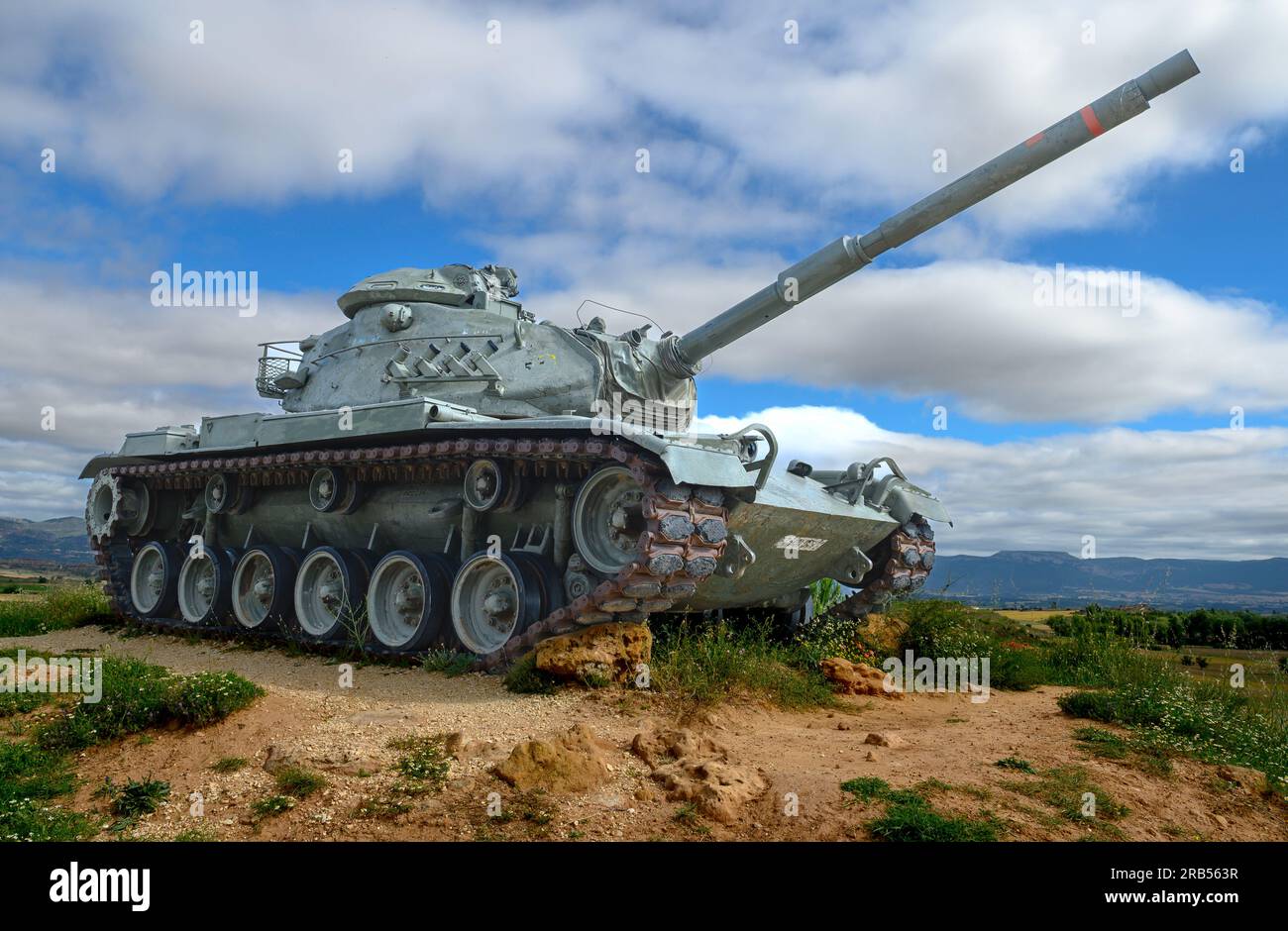 Tank, armored car M60 patton, from the Spanish army, unused, green ...