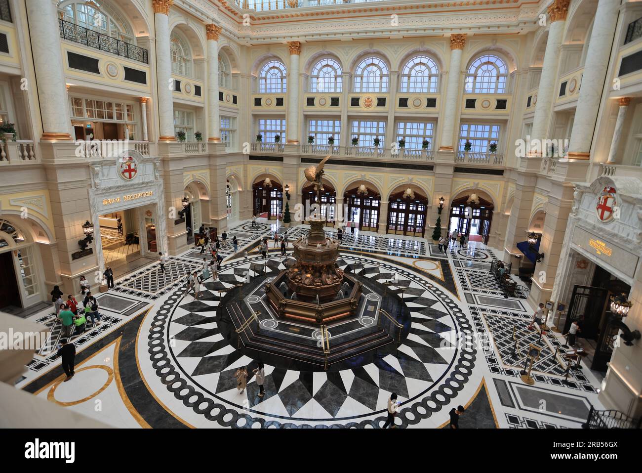 Macau, China July 2 2023: square and founder in The Londoner Macao. it ...