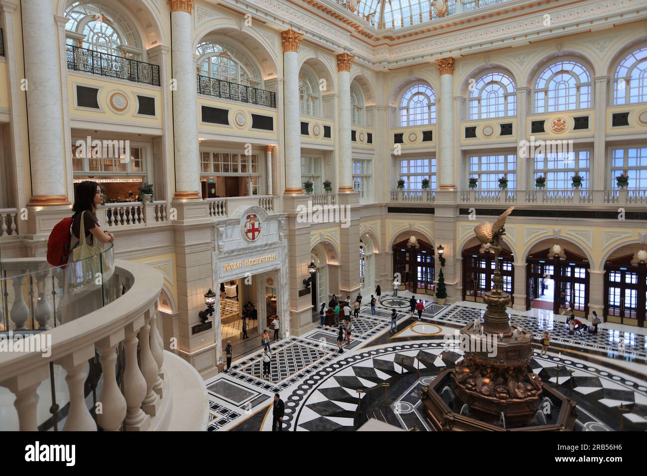 Macau, China July 2 2023: square and founder in The Londoner Macao. it ...