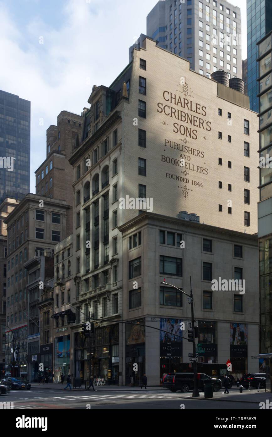 Charles Scribner's Sons Building Stock Photo - Alamy