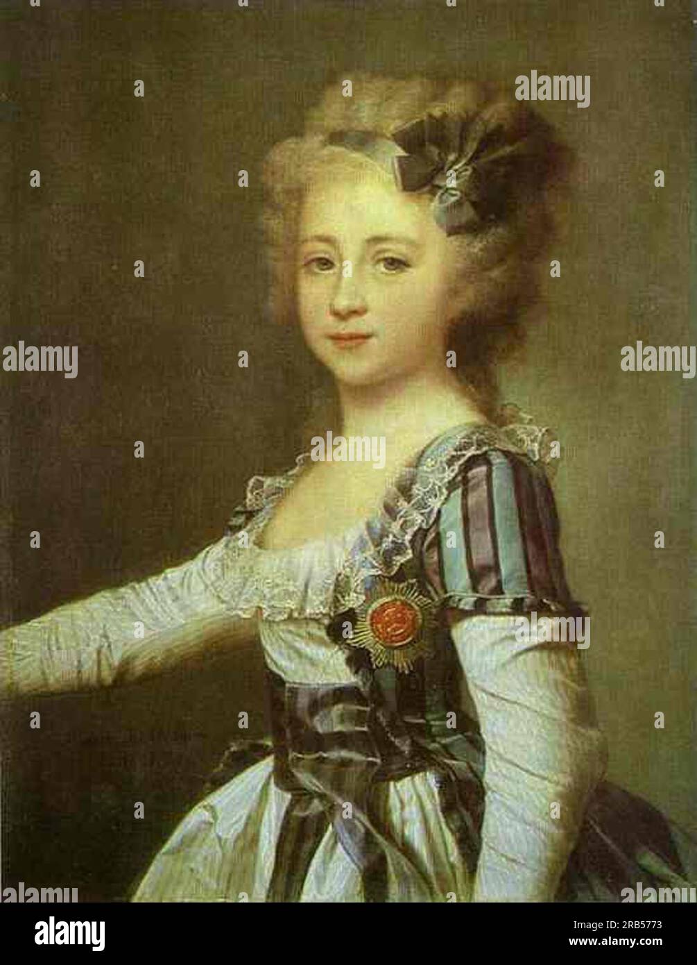 Portrait of Grand Duchess Elena Pavlovna as a Child 1791 by Dmitry ...