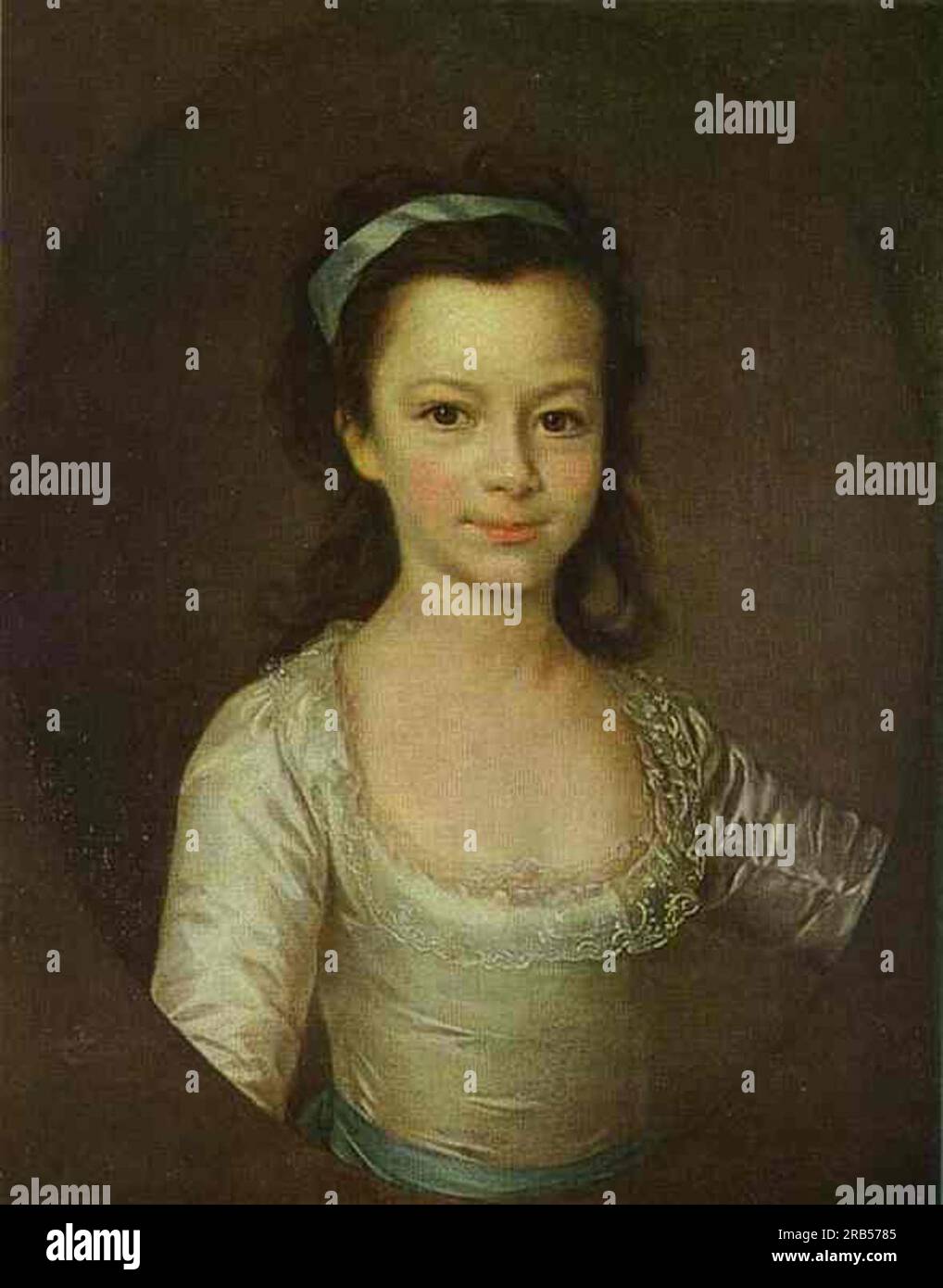 Portrait of Countess Ekaterina Vorontsova as a Child 1790 by Dmitry ...