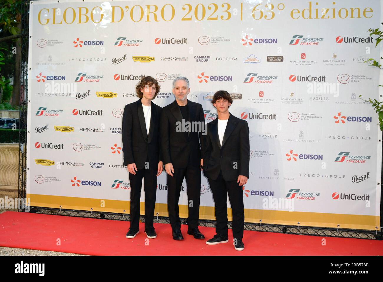 Beppe Fiorello, Samuele Segreto und Samuele Pizzurro bei der 63 ...