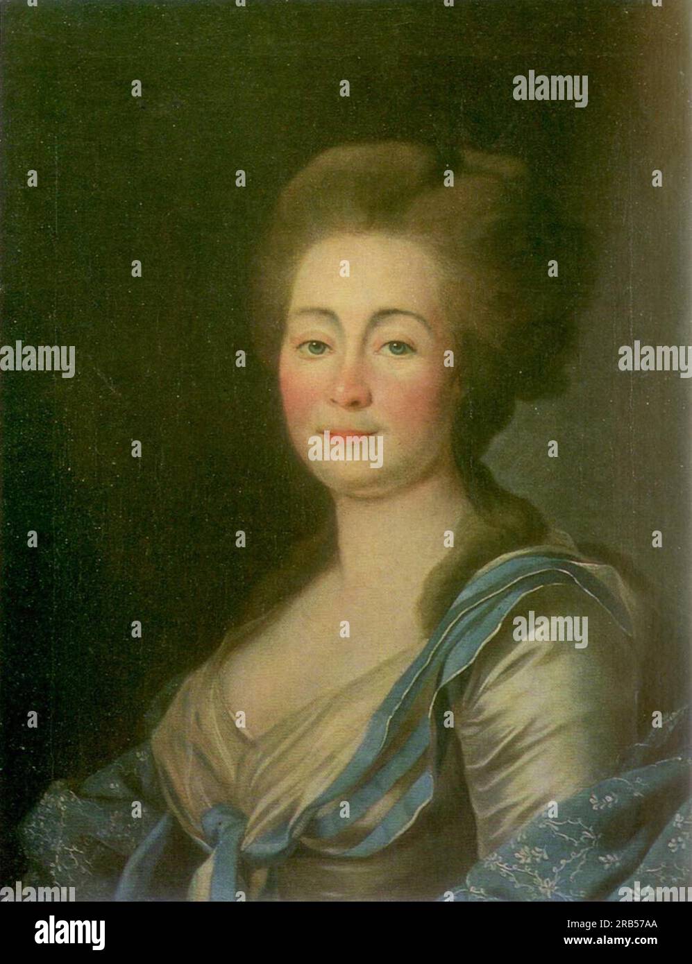 Anna Dorothea Louise Schmidt, née. Baroness Klossen 1785 by Dmitry Levitzky Stock Photo - Alamy