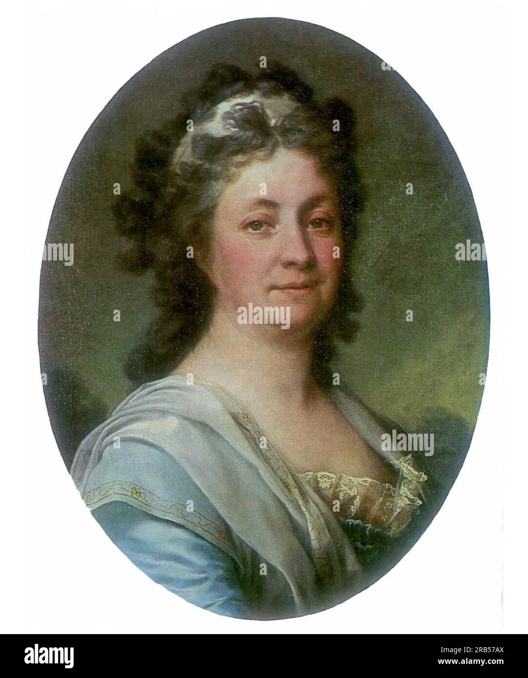 Portrait of M. I. Mussar 1785 by Dmitry Levitzky Stock Photo - Alamy