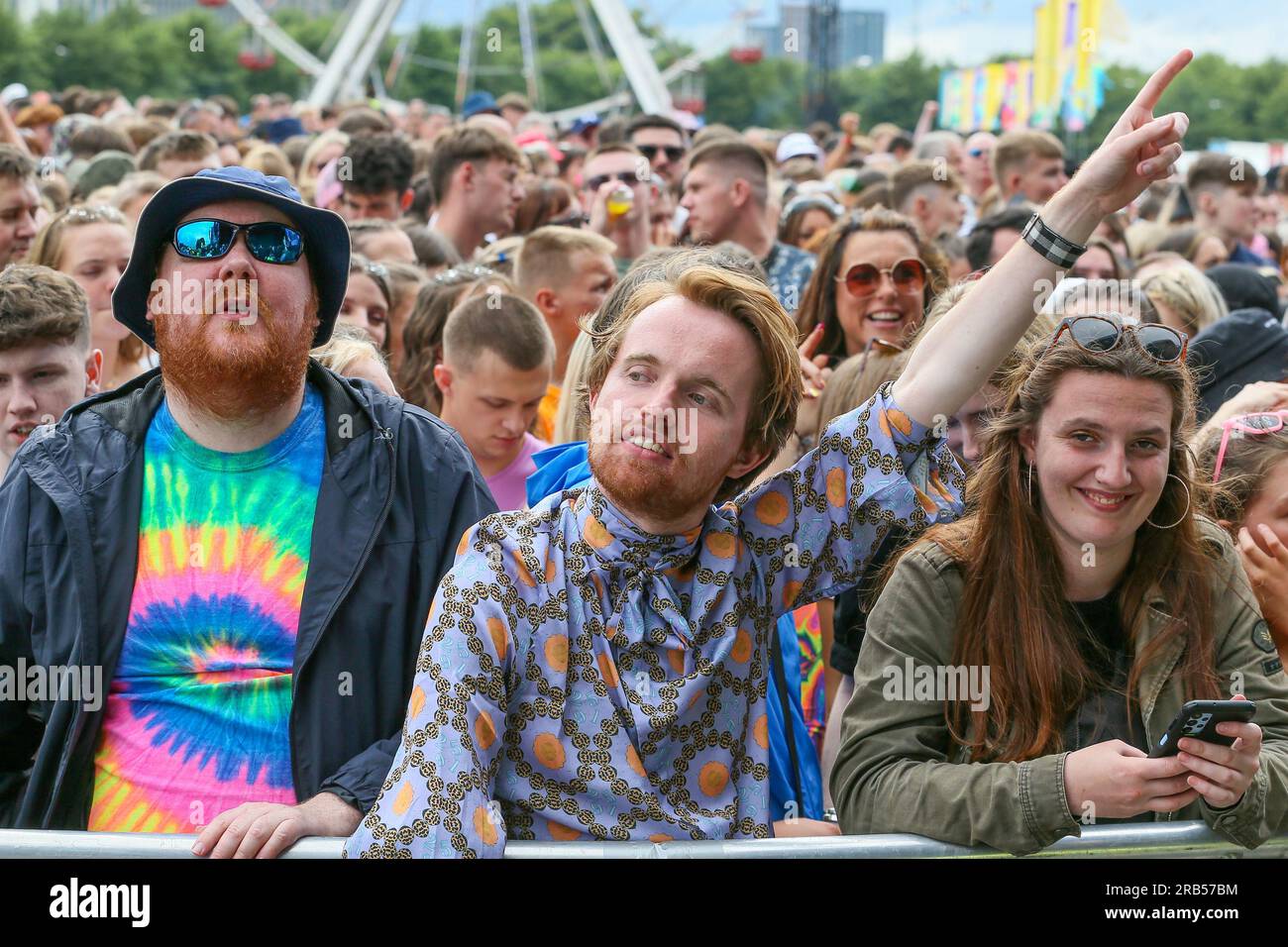 Glasgow, UK. 07th July, 2023. The 2023 TRNSMT annual music festival ...