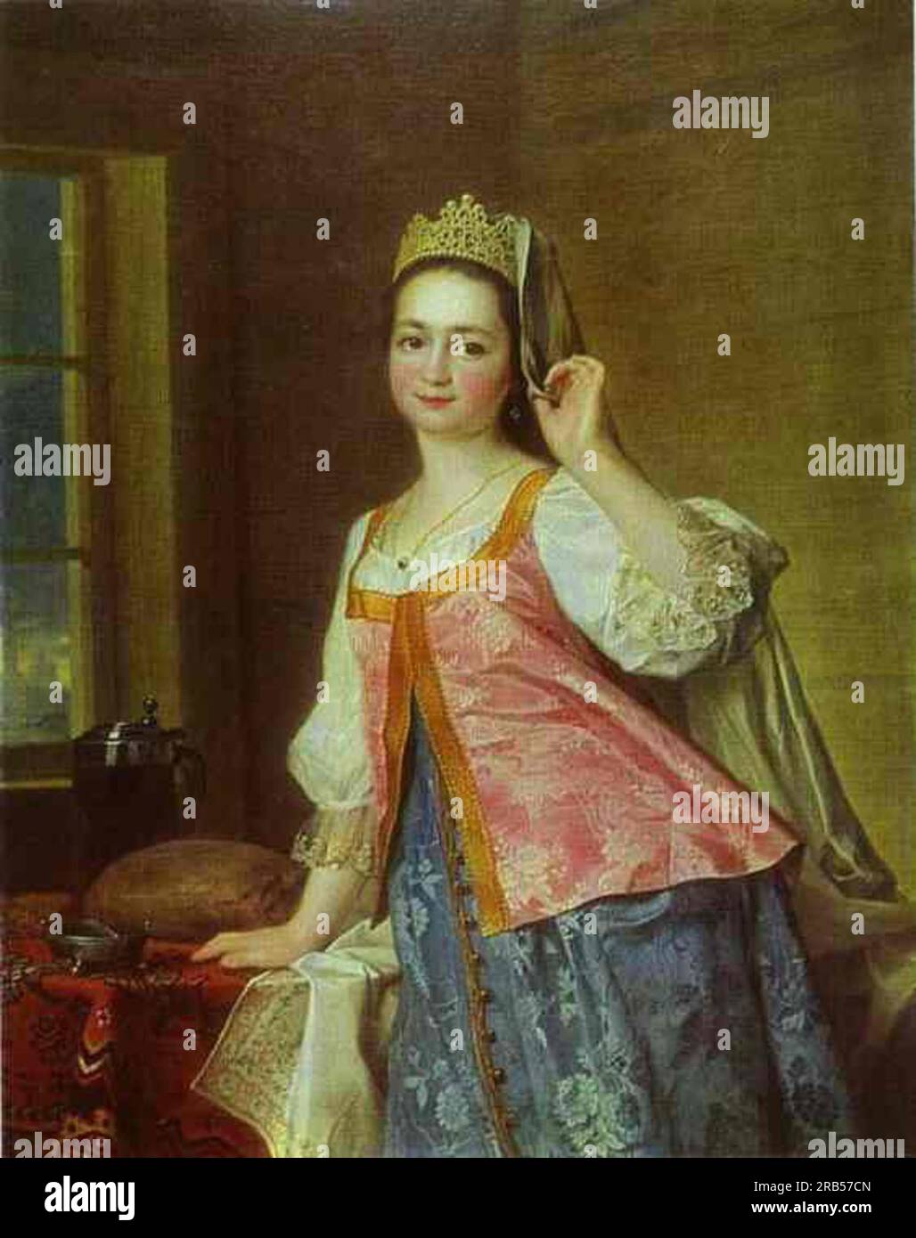 Portrait of A. D. Levitzkaya, Artist s Daughter 1785 by Dmitry Levitzky ...